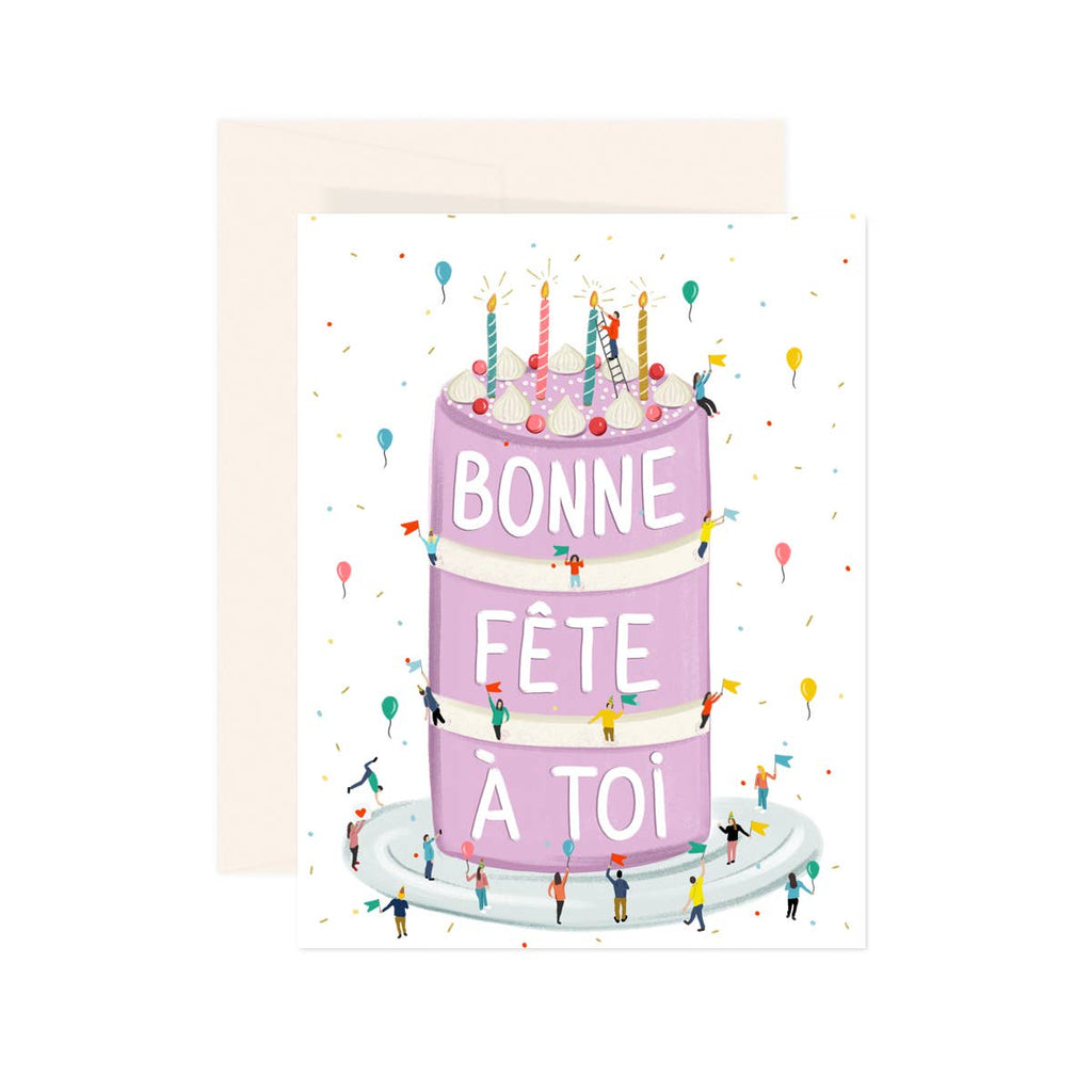 Carte de gâteau Bonne Fête – Mtl Flower Co.