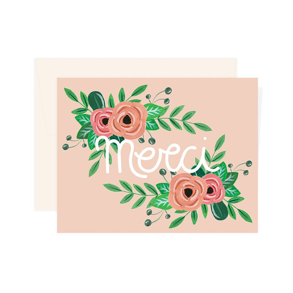 Merci Flowers Card – Mtl Flower Co.